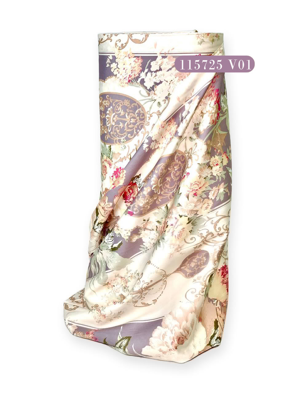 PRINTED SATIN Design Code 115725 - Çelik Tekstil Selonya