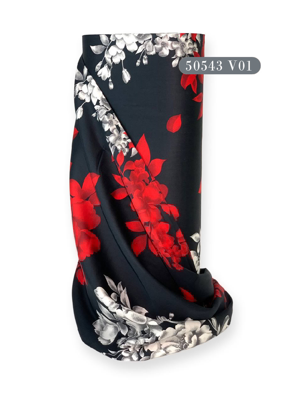 PRINTED SATIN Design Code 50543 - Çelik Tekstil Selonya