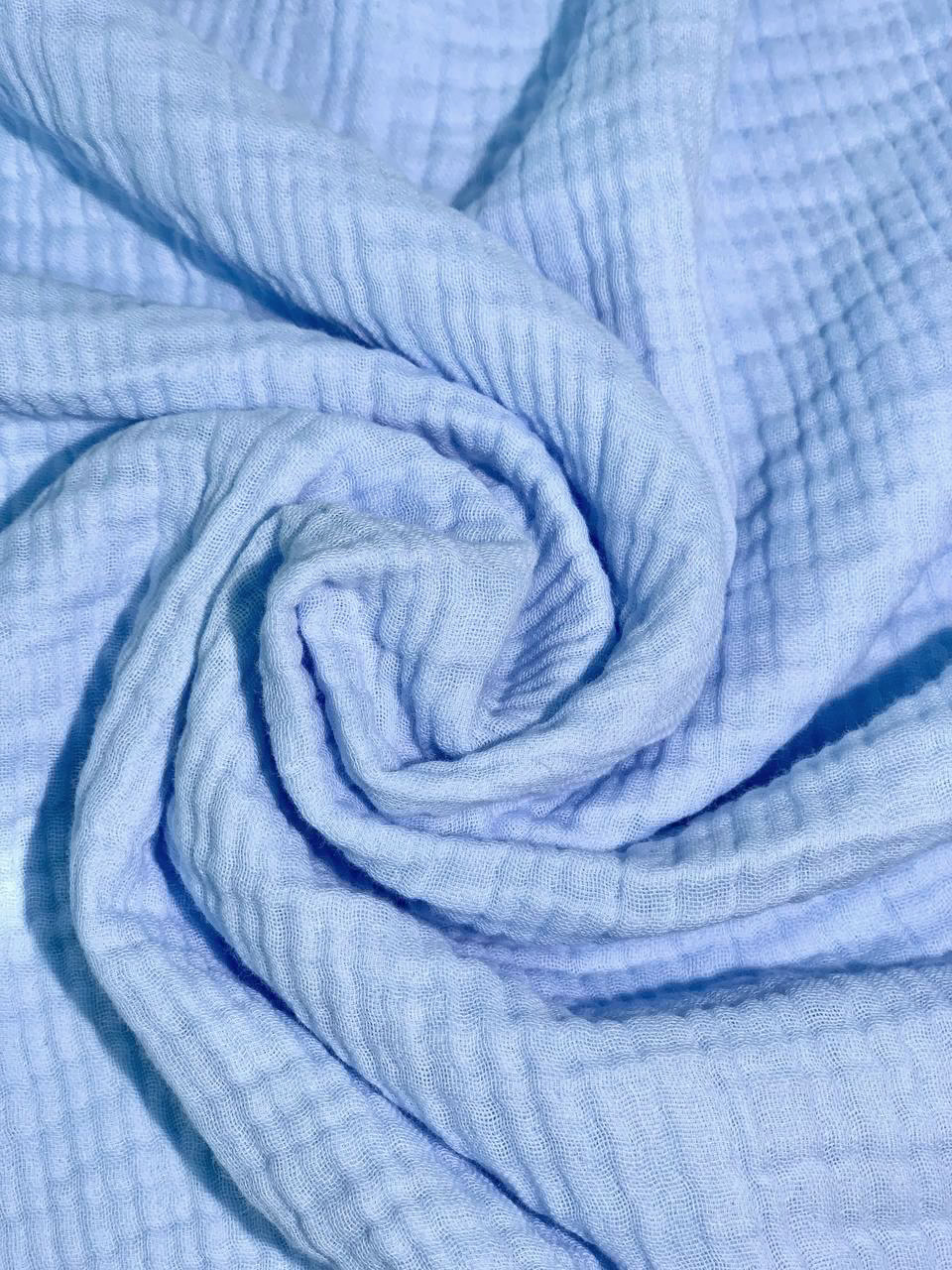 MUSLIN 4 LAYER V04 BABY BLUE - Çelik Tekstil Selonya