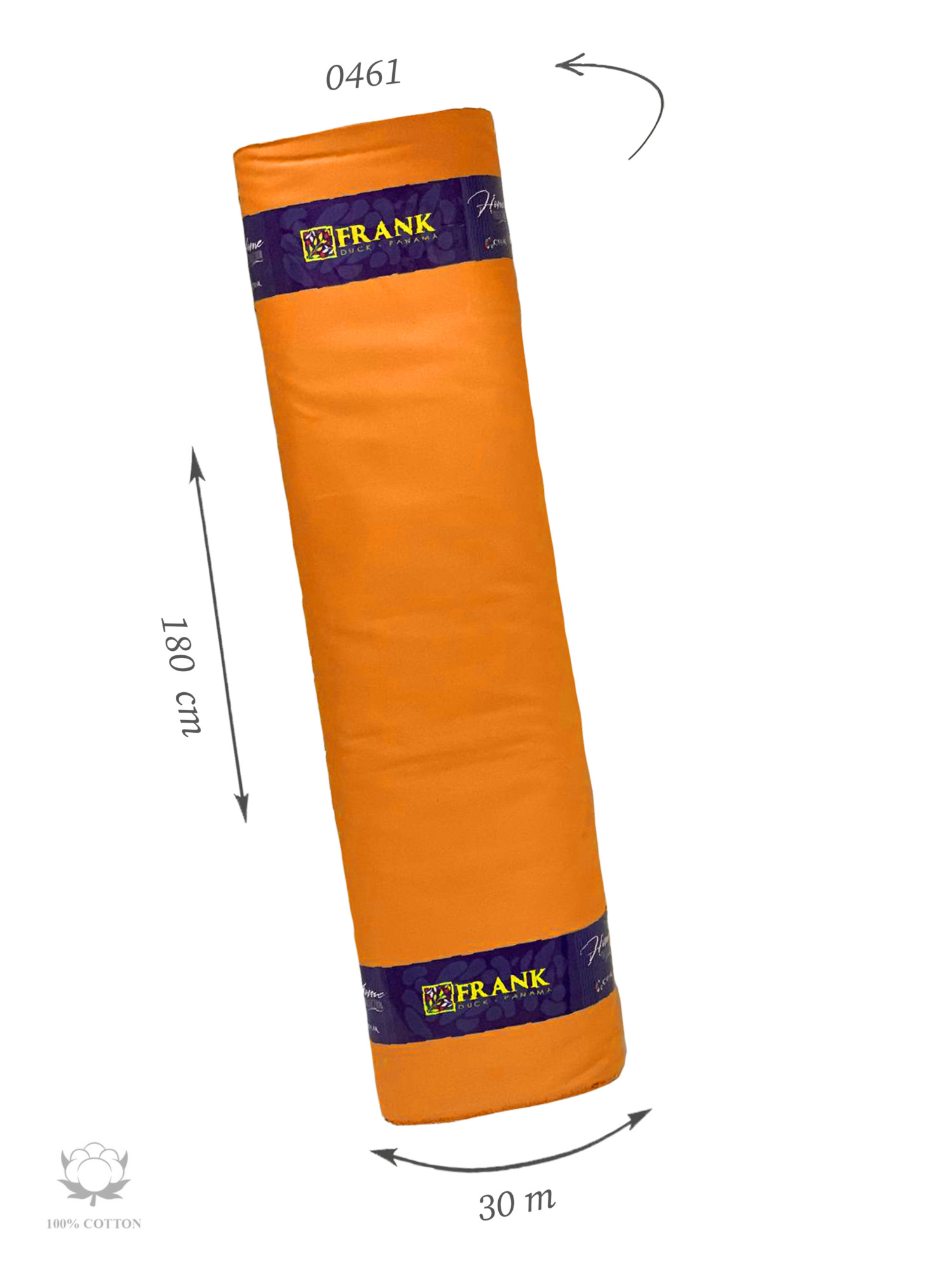 PLAIN DUCK 0461 ORANGE - Çelik Tekstil Selonya